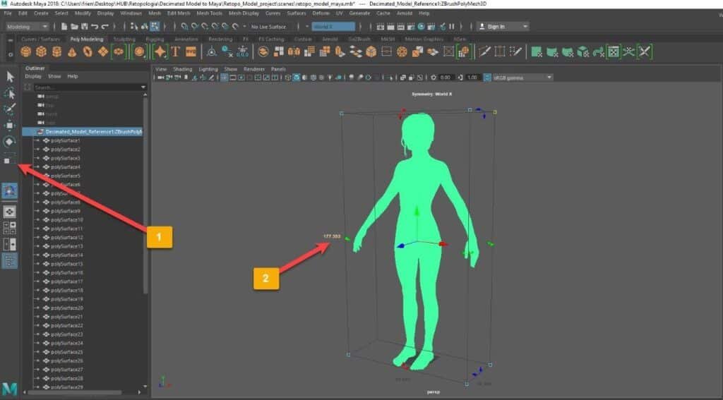 Retopology in Maya from ZBrush - HandyTales - 3DLands