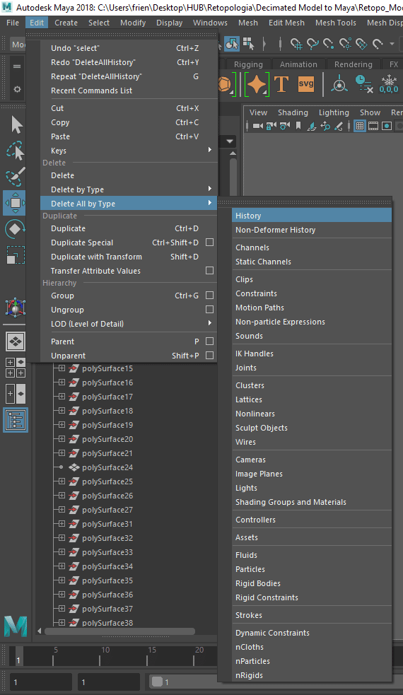 Retopology in Maya from ZBrush - HandyTales - 3DLands