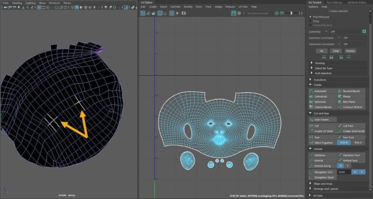 Working with UVs within Maya - HandyTales - 3DLands