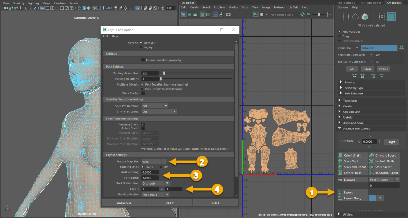 Working with UVs within Maya - HandyTales - 3DLands