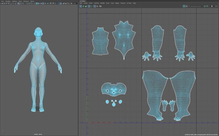 Working with UVs within Maya - HandyTales - 3DLands