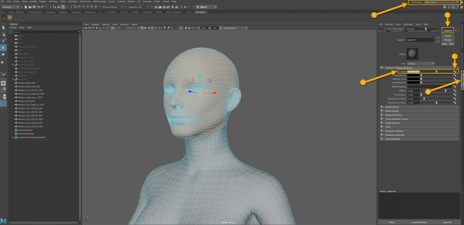 Working with UVs within Maya - HandyTales - 3DLands