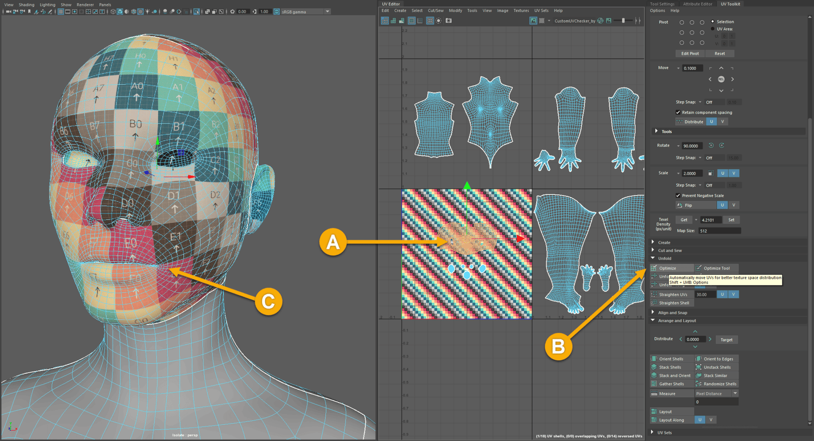Working with UVs within Maya - HandyTales - 3DLands