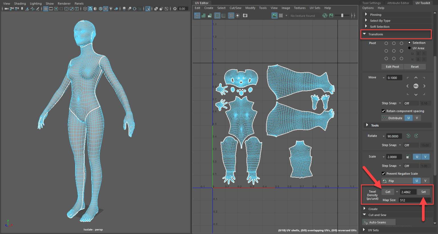 Working with UVs within Maya - HandyTales - 3DLands