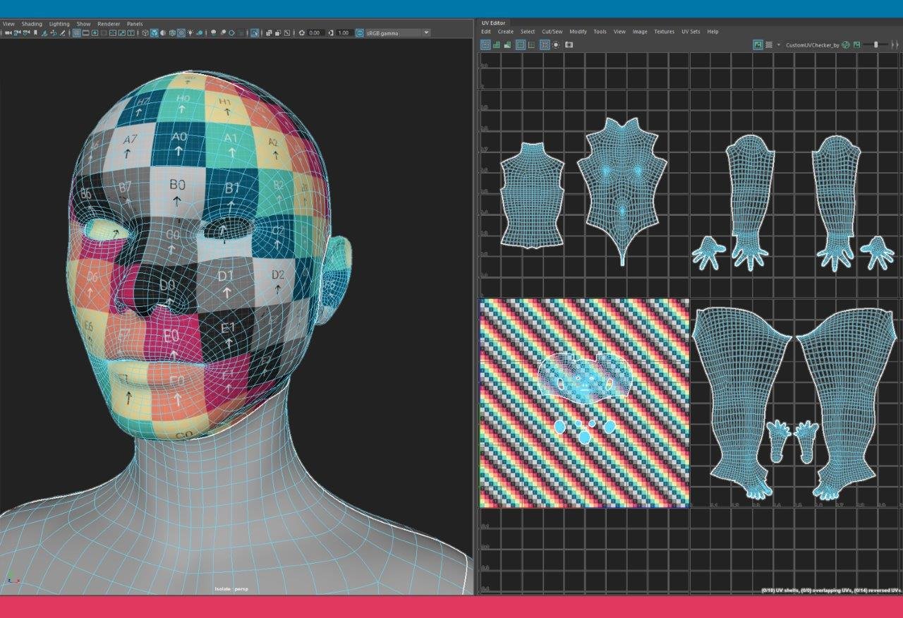 Working with UVs within Maya - HandyTales - 3DLands